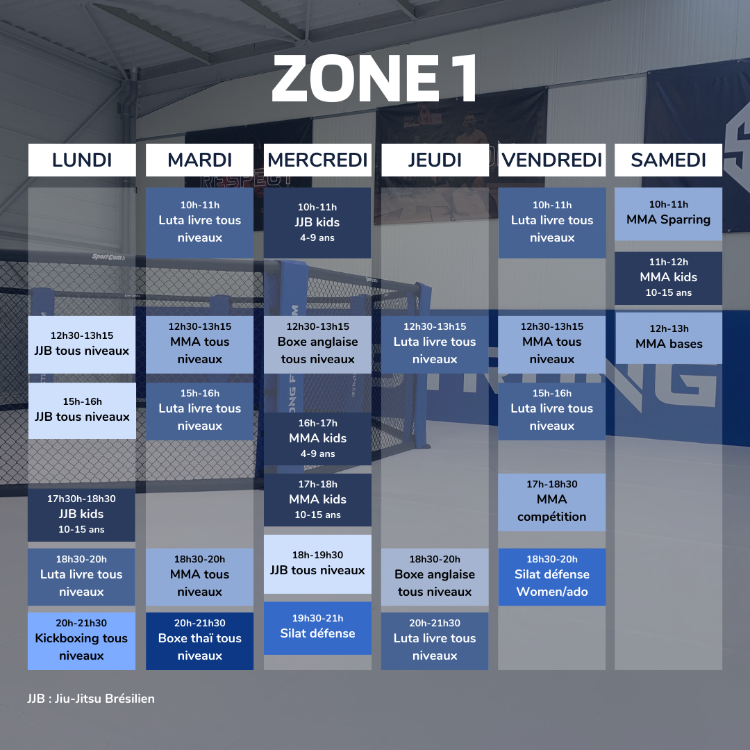 Planning - Strong Fight Gym